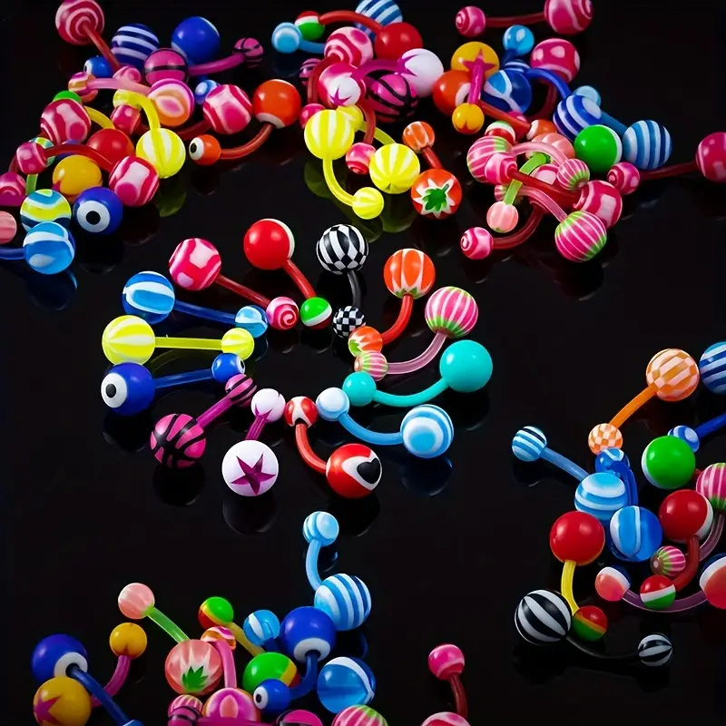 All About Acrylic Belly Rings - The Body Rings