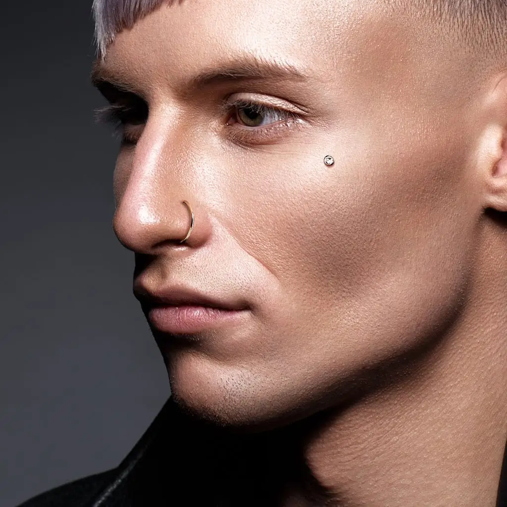 Shine On with High-Grade Titanium Nose Rings - The Body Rings