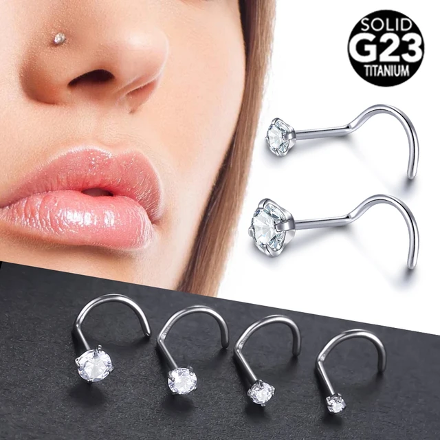 All About Titanium Nostril Studs - The Body Rings
