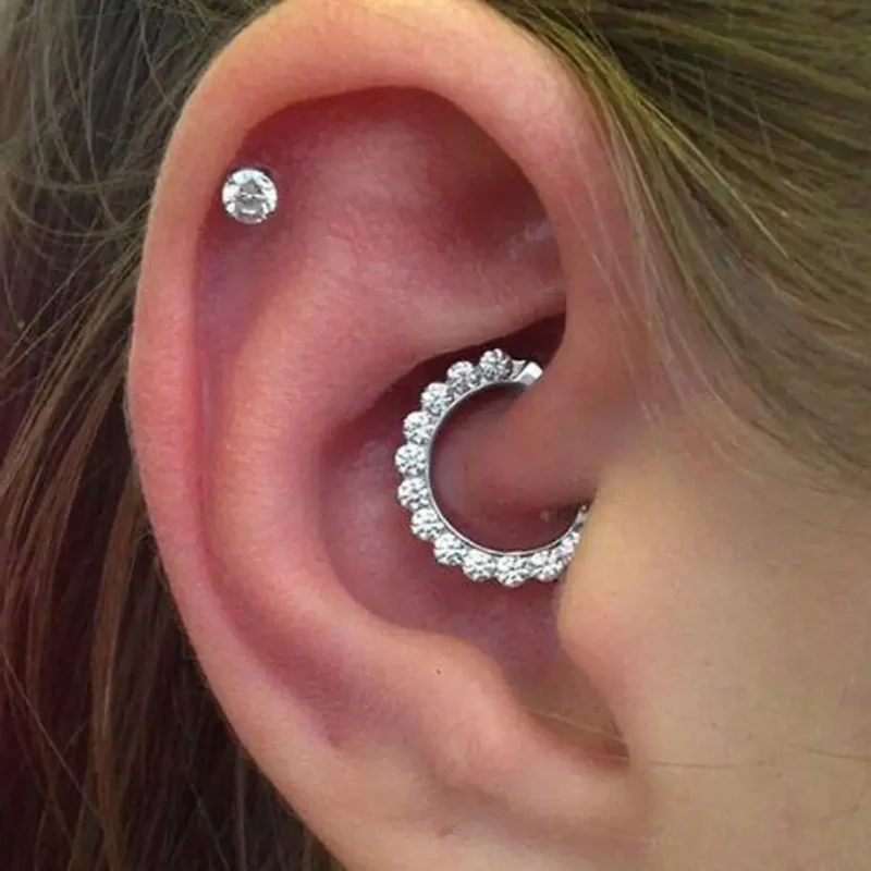 Why Daith Ring Piercing Designs Are Dominating 2024 Trends - The Body Rings
