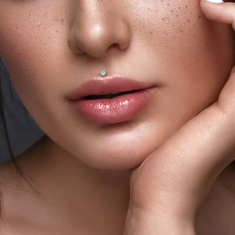 How to Care for a Top Lip Piercing? - The Body Rings